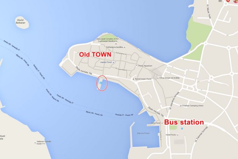 Porec ferry port, catamaran tickets, departures and arrivals