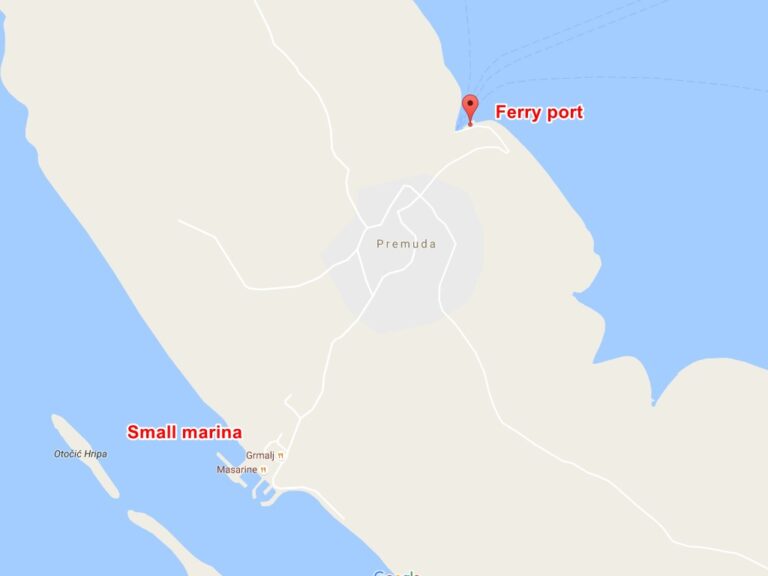 Porto di Premuda, partenze dei traghetti e catamarani
